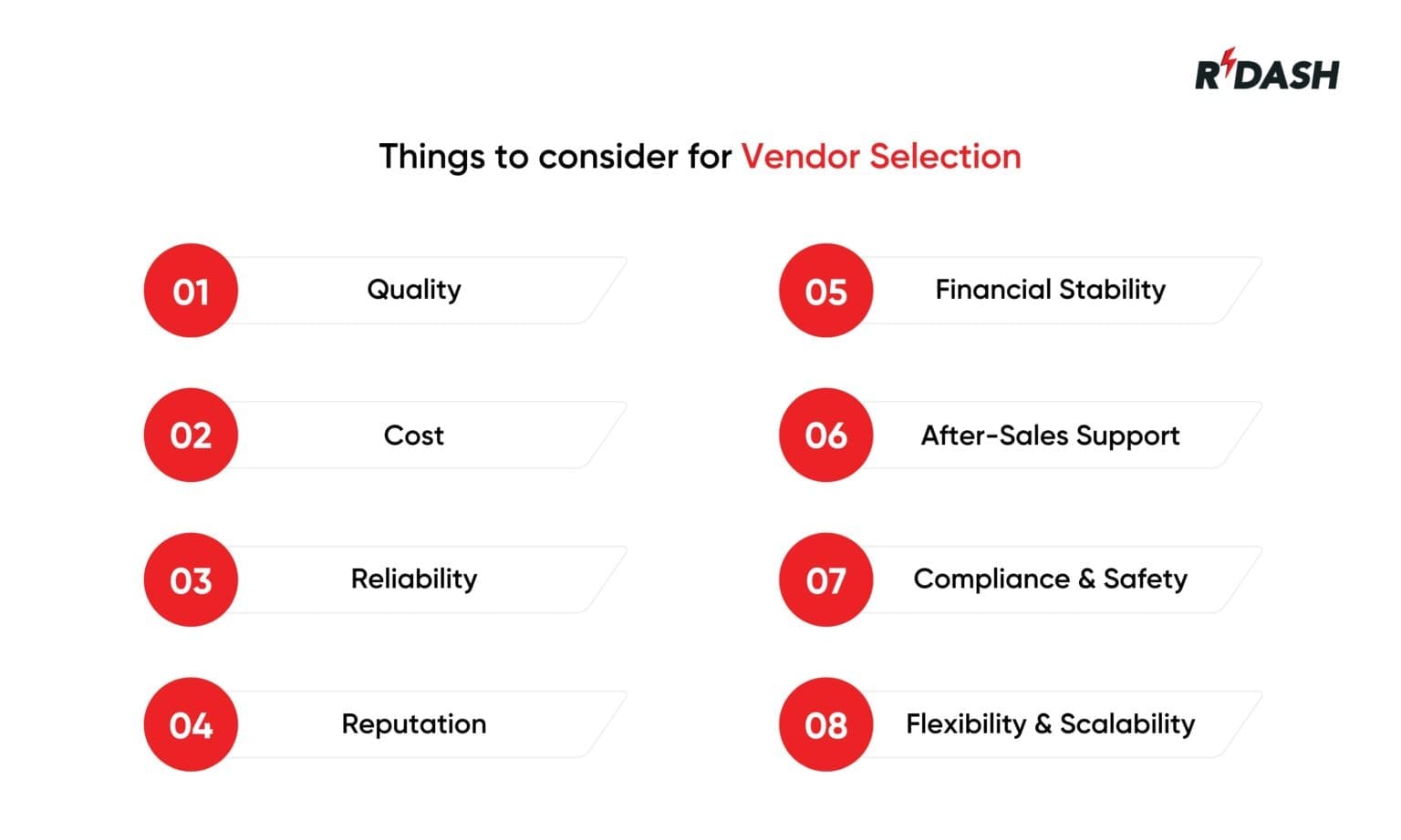 8 Essential Steps for Effective Vendor Selection - RDash